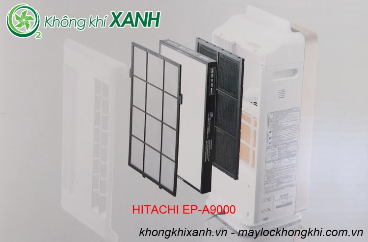 So sánh máy lọc không khí tạo ẩm Hitachi EP-L110E, EP-A9000, EP-M70E